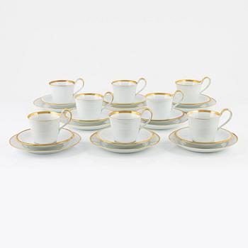 Bing & Grøndahl, kaffeservis, 16 delar, porslin, Danmark. - Bukowskis