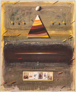 Jörgen Waring, mixed media signed and dated 84. - Bukowskis