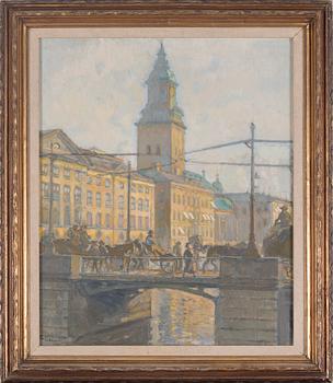 AXEL ERDMANN, olja på duk, signerad och daterad 1915. - Bukowskis