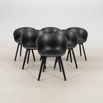 Hee Welling, stolar 6 st "About A Chair 20", Hay, Danmark, 2000-tal ...