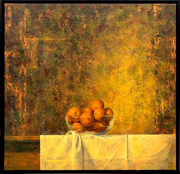 Allan Madsen, oil on panel signed. - Bukowskis