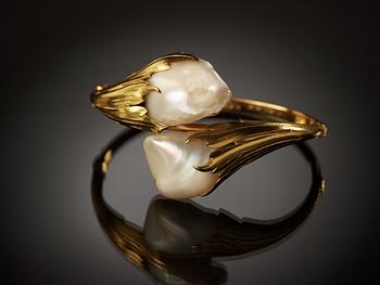 An Alexander Tillander, baroque probably natural saltwater pearl ...
