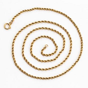 A 20K gold Cordell chain necklace. Foreign hallmarks. - Bukowskis