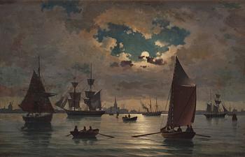 Johan Christian Clausen Dahl, circle of, oil on canvas, Inscribed and ...