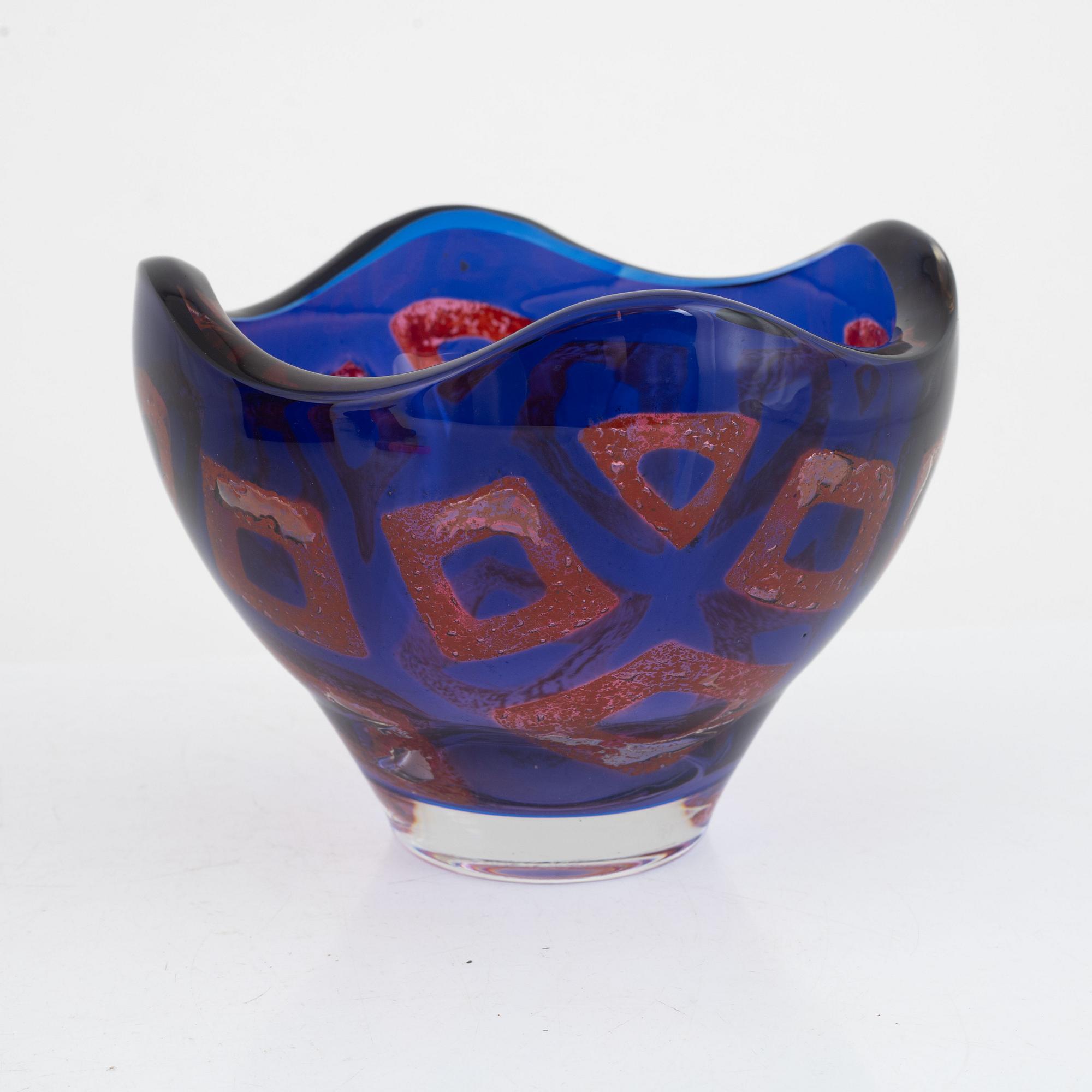 Sven Palmqvist, a "Ravenna" glass bowl, Orrafors, Sweden, 1977. - Bukowskis