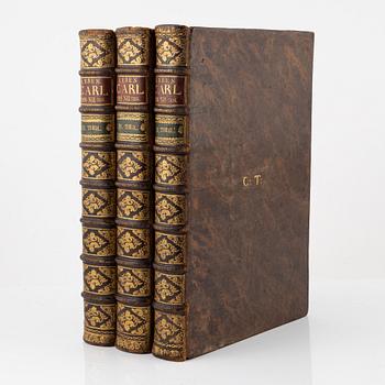 Attractive copy of Nordberg’s biography of King Karl XII, provenance ...