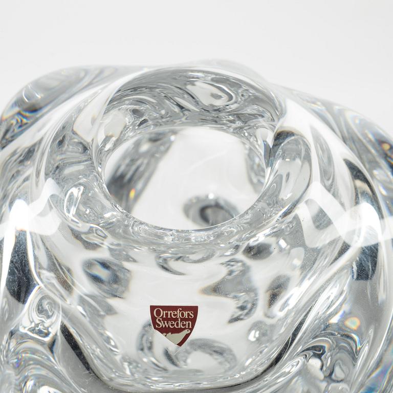 Per B. Sundberg, vase, glass, Orrefors, signed. - Bukowskis