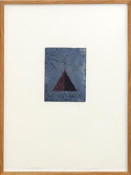 KJELL NUPEN, a signed colour etching. - Bukowskis