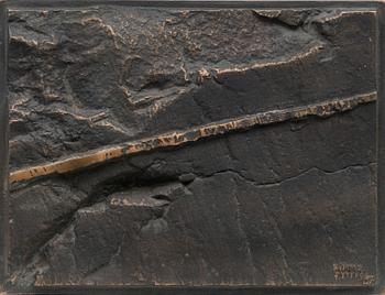 KIMMO PYYKKÖ, bronze relief, signed and dated -87, a tergo signed and ...