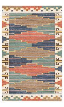 Märta Måås-Fjetterström, matta, ”Blå heden”, rölakan, ca 230 x 146 cm ...