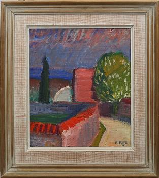 KNUT IRWE, olja på pannå, signerad. - Bukowskis