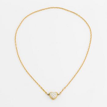 An 18K gold Ole Lynggaard clasp set with round brilliant-cut diamonds ...