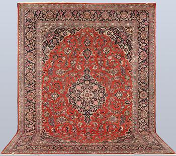 A semi-antique Keshan carpet, approx. 370 x 272 cm. - Bukowskis