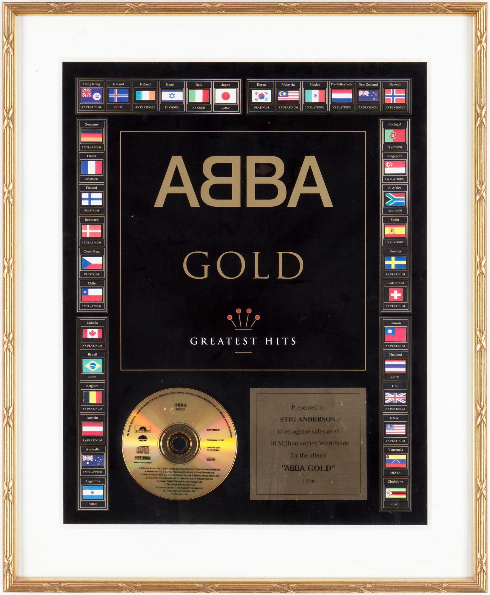 abba gold record