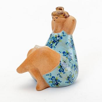 Lisa Larson, figurine, stoneware, "Emma" from the series "ABC girls", Gustavsberg. - Bukowskis