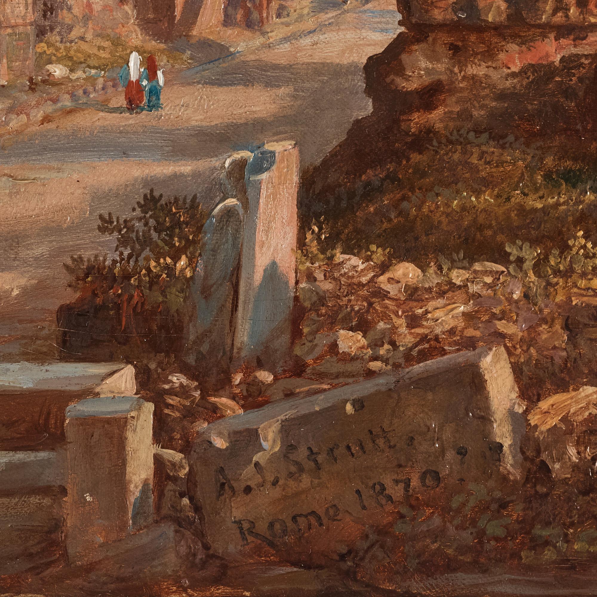 Arthur John Strutt, Via Appia. - Bukowskis