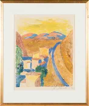 Erik Enroth, monotypi, signerad och daterad -54. - Bukowskis