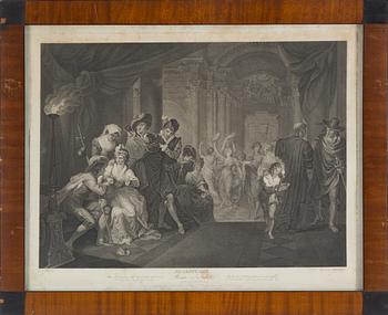 A pair of engravings, 19th century. After H. Fuseli. - Bukowskis