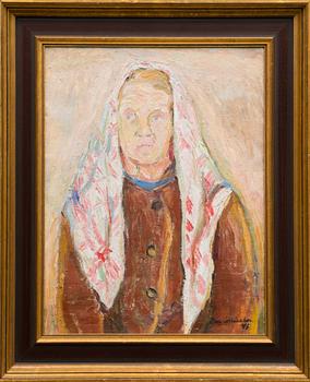 INA COLLIANDER, olja på duk, signerad och daterad 41. - Bukowskis