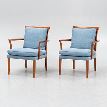 Karmstolar ett par Norell möbler, 1900-talets slut. - Bukowskis