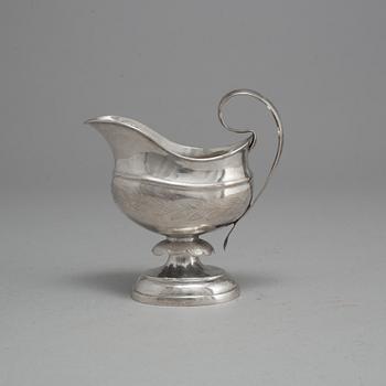 OLOF ROBERT LUNDGREN, GRÄDDKANNA, Silver, Finland, 1800-talets mitt ...