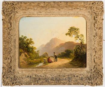 JOHN FREDERICK TENNANT, uppfordrad duk, signerad JF Tennant. - Bukowskis