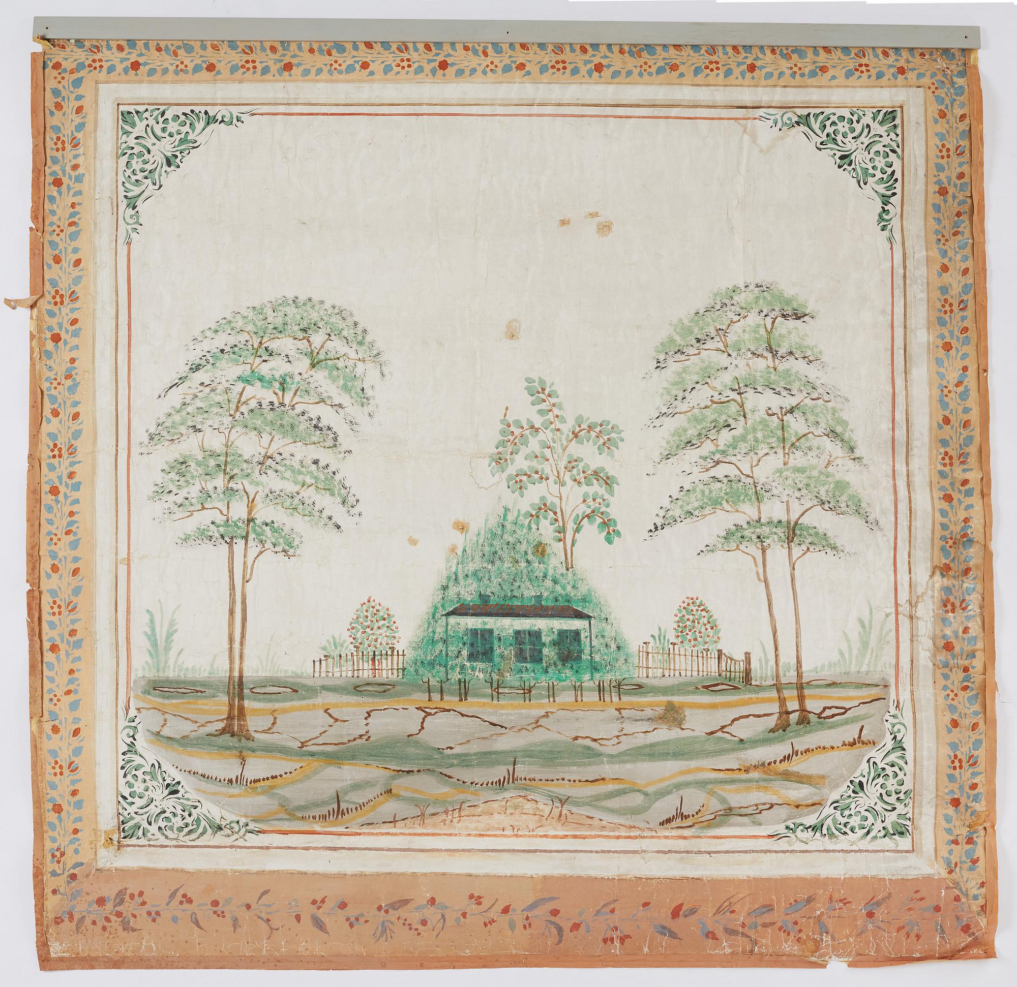 Väggfält, allmoge, 1800-tal. - Bukowskis