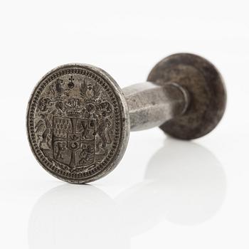 Seal of the baronial Cronstedt family (no. 151), first half of the 18th ...