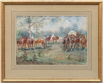 John Georg Arsenius, Cavalry Camp. - Bukowskis
