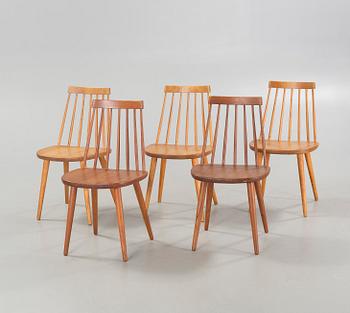 Five "Pinocchio" chairs by Yngve Ekström, second half of the 20th ...