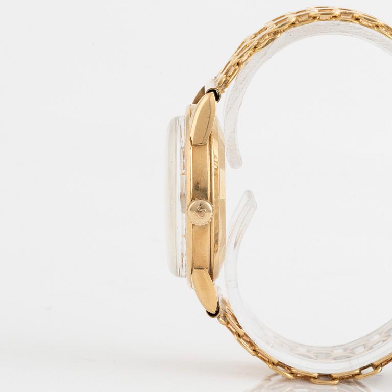 Omega, Genève, Calendar, "Cursive Genève", ca 1959. - Bukowskis