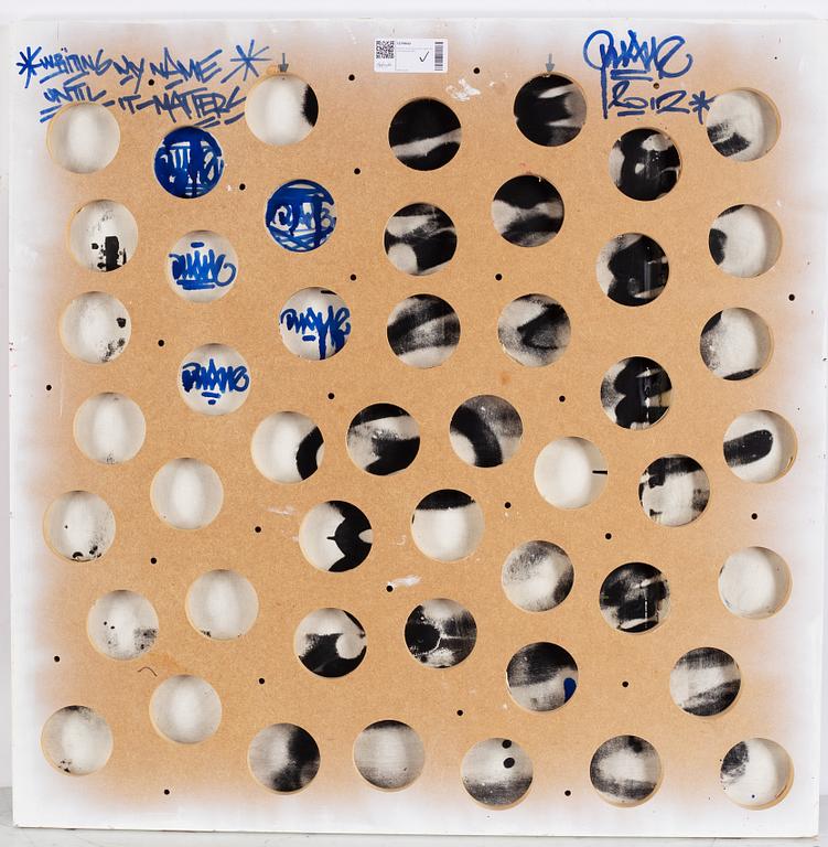 Dwane, spray på pannå, signerad och daterad 2012. - Bukowskis