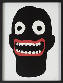 Makode Linde, litohograph in colours with uv-paint, signed 128/165 ...