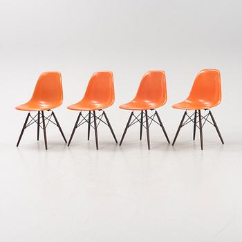 Charles & Ray Eames, stolar, 4 st, "Plastic Chair DSW", Herman Miller ...