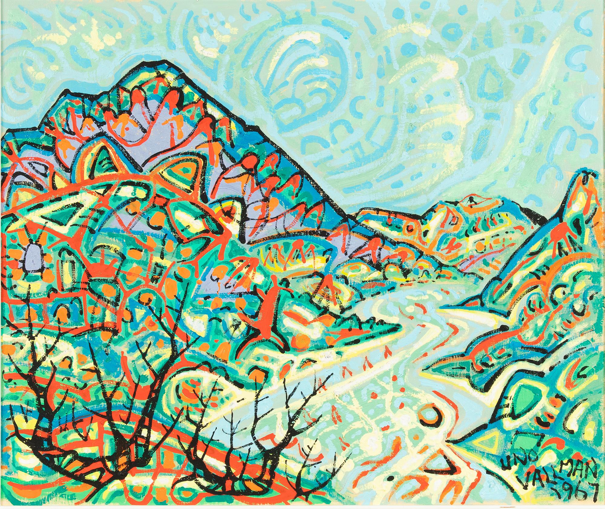 Uno Vallman, Mountain Landscape. - Bukowskis