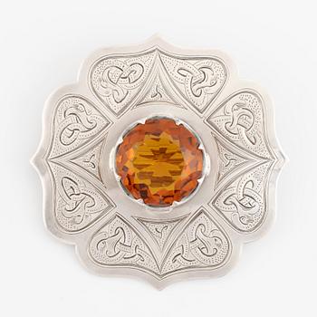 Silver scottish brooch, Edinburgh 1921, . - Bukowskis