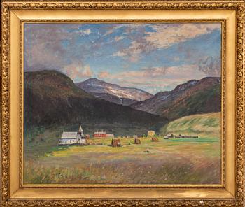 ANTON GENBERG, oil on canvas signed. - Bukowskis