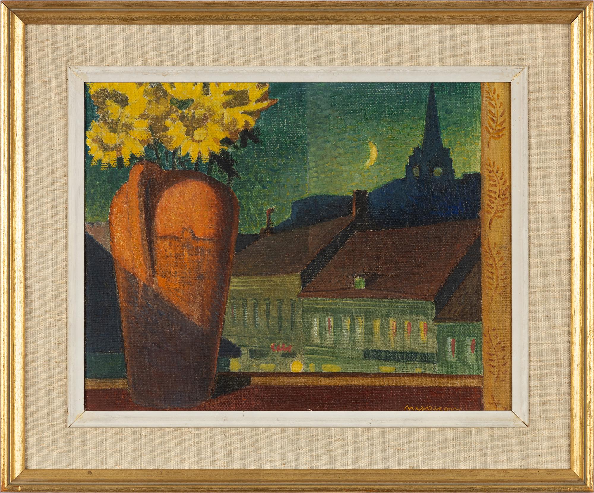 Axel Olson, Natt över Halmstad. - Bukowskis