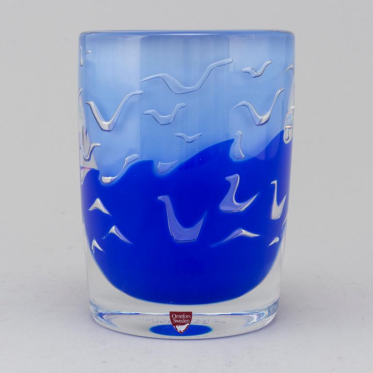 OLLE ALBERIUS, vas, glas, Ariel, Orrefors. - Bukowskis