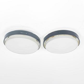 Axel Annell,a pair of 1970s '24-282' ceiling lights for Stockmann Orno ...