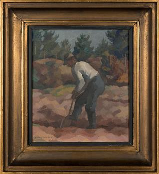 Lennu Juvela, oil on canvas, signed and dated 1930. - Bukowskis