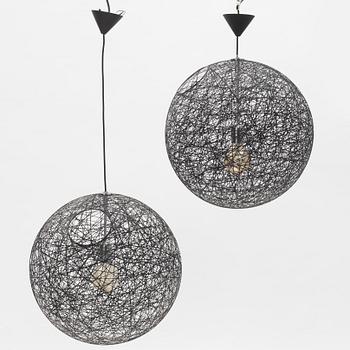 Bertjan Pot, a pair of ceiling lamps, "Random light", Moooi, 21st ...