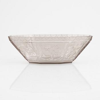 Simon Gate, a 'Paradis' glass bowl, Orrefors. - Bukowskis