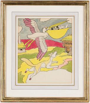 EINAR NORELIUS, akvarell, signerad. - Bukowskis