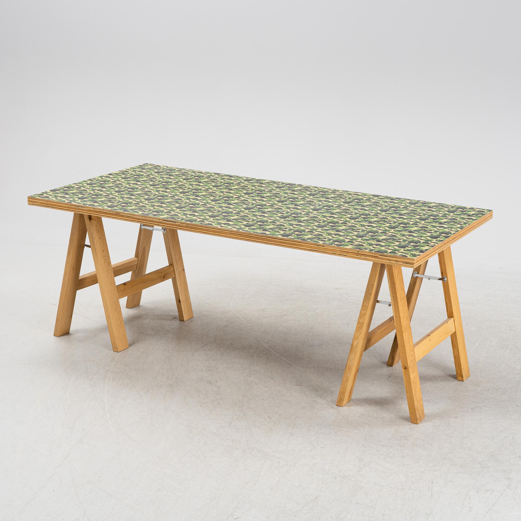 A Bathing Ape (BAPE)x FABRICK x Karimoku, table, 'CAMO A Bathing Ape (BAPE)x FABRICK x Karimoku, table, 'CAMO