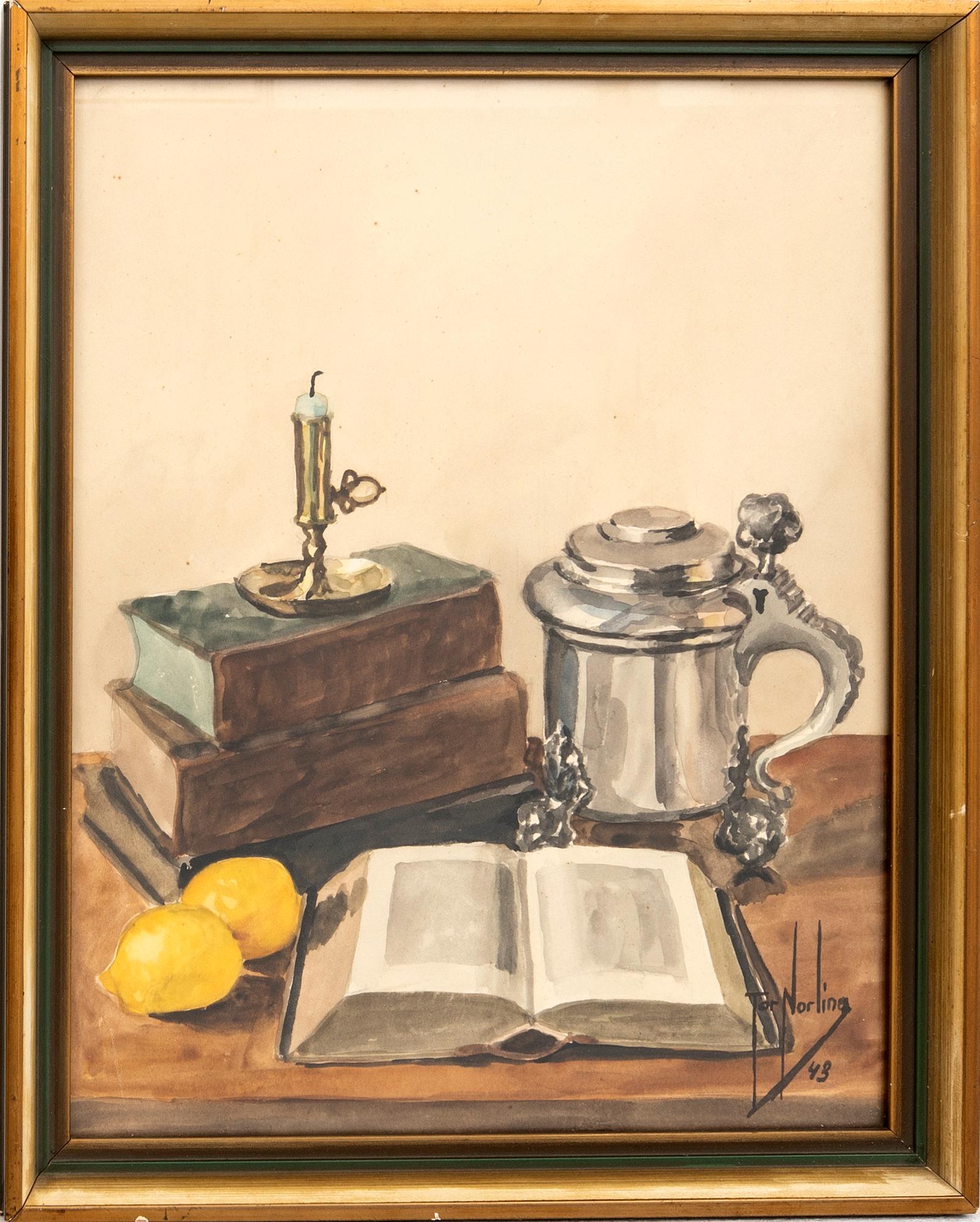 Tor Norling, akvarell signerad och daterad 43. - Bukowskis