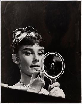 PER-OLOW ANDERSON, a photograph depicting Audrey Hepburn, signed with ...