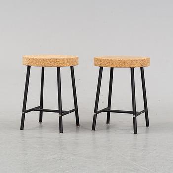 Ilse Crawford, a pair of cork stools, model 'Sinnerlig' for IKEA ...