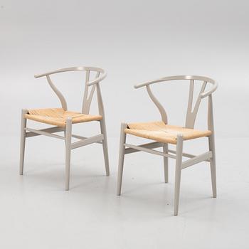 Hans J. Wegner, stolar, ett par, "Y-stolen", modell CH-24, Carl Hansen & Søn, Danmark. - Bukowskis