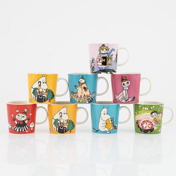 Muminmuggar, 8 st, Moomin Characters, Arabia. - Bukowskis